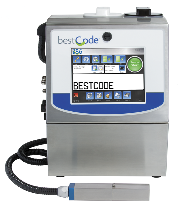 BestCode - Model 86 high speed industrial ink jet printer applications